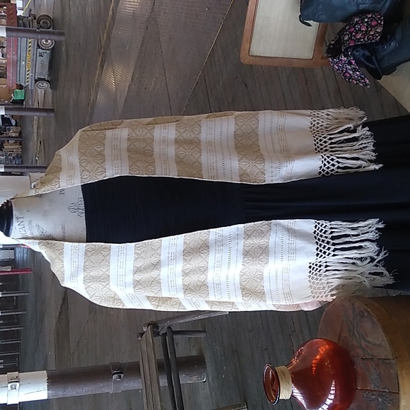 Jackets & Coats | Traditional Cream And Tan Mexican Serape ...